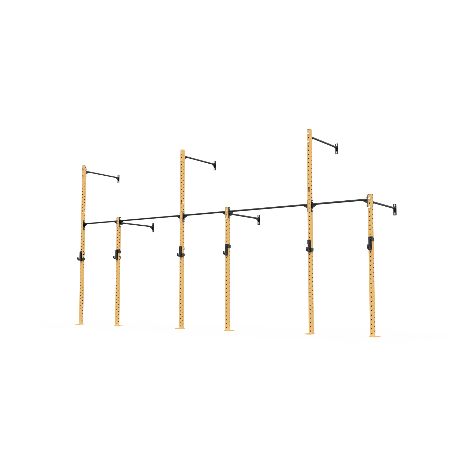 3 Series Wall Mounted High Low Rig - 3 Bay | BLK BOX