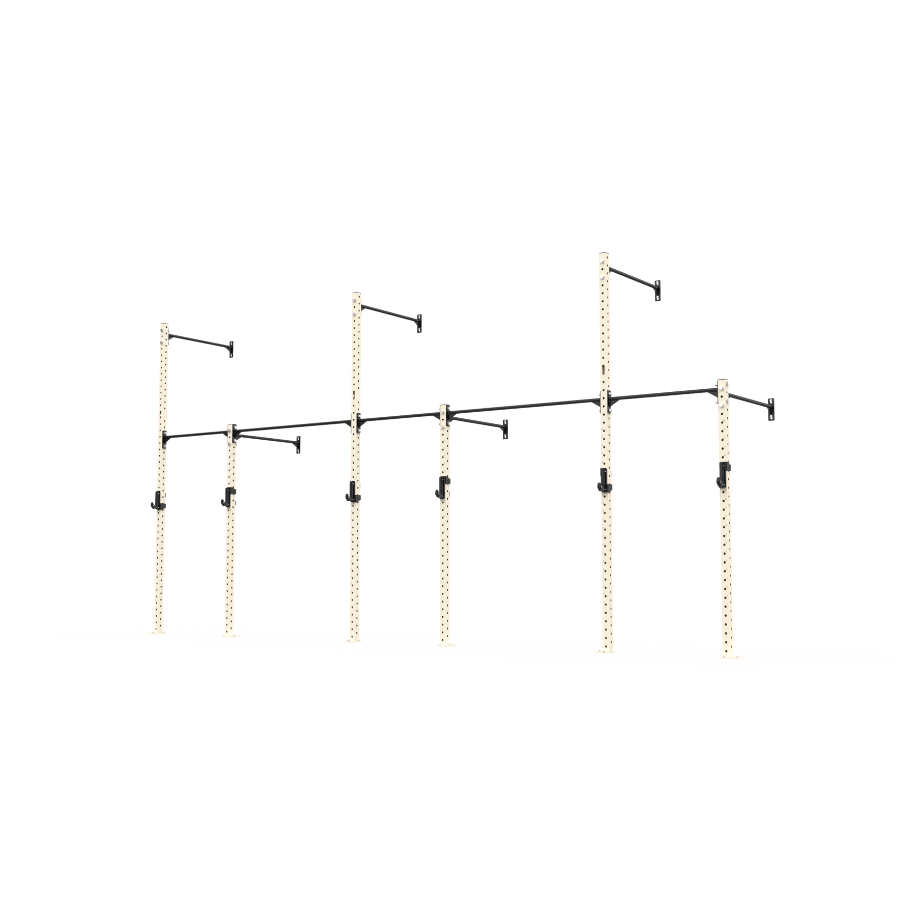 3 Series Wall Mounted High Low Rig - 3 Bay | BLK BOX