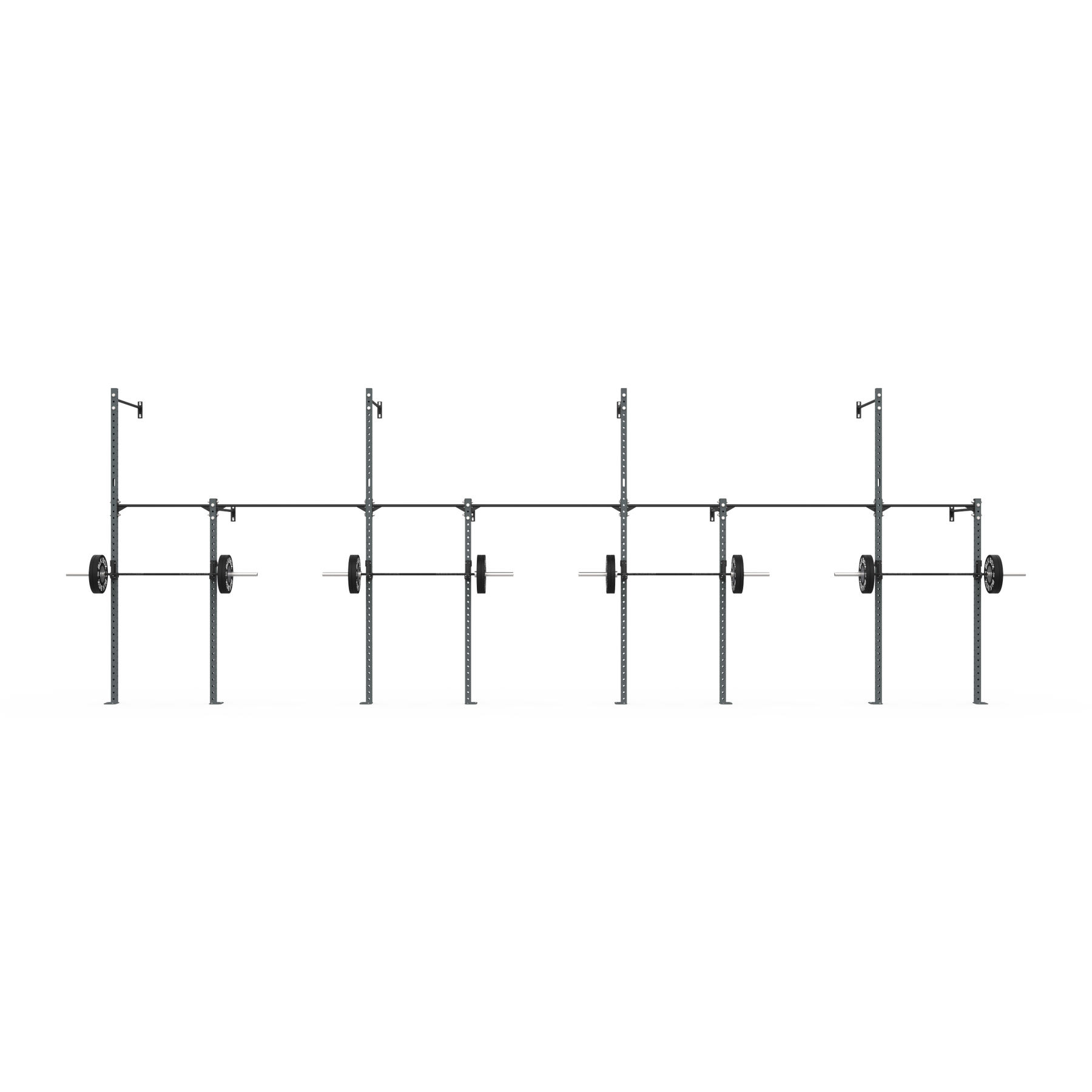 3 Series Wall Mounted High Low Rig - 4 Bay | BLK BOX