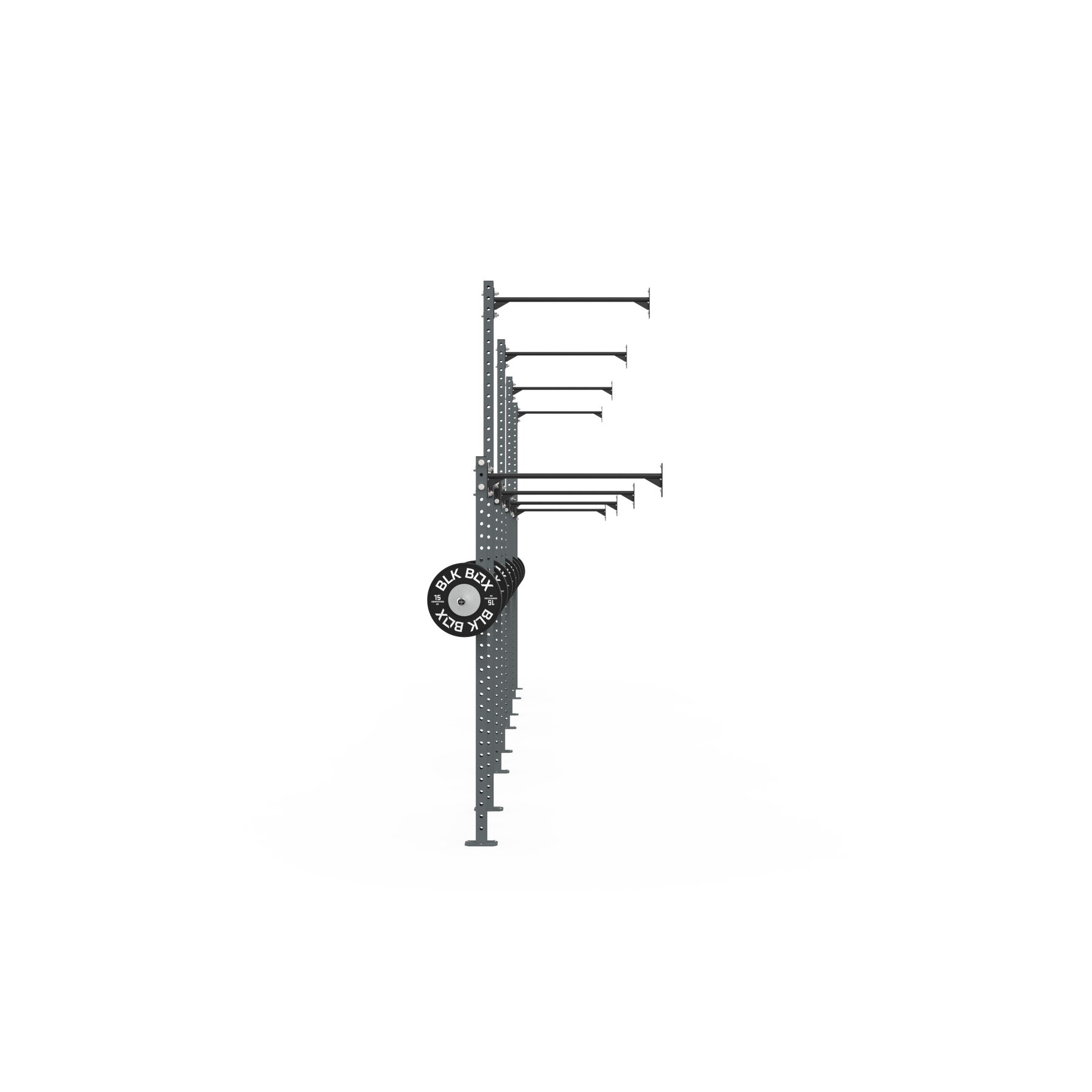 3 Series Wall Mounted High Low Rig - 4 Bay | BLK BOX