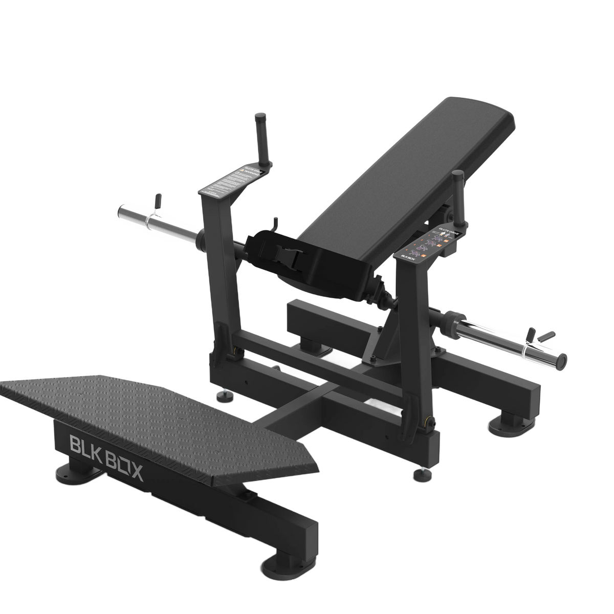 BLK BOX Plate Loaded Hip Thrust Machine | Commercial Gym Glute Trainer