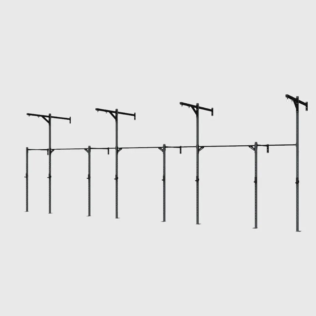 Goliath 4 Bay Wall Mounted Functional Gym Rig | Rigs & Racks | BLK BOX