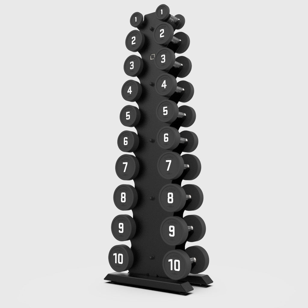 Free Standing Vertical Dumbbell Rack (1-10kg) | Storage | BLK BOX